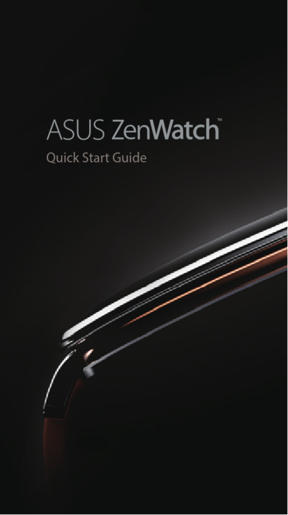 ASUS ZENWATCH QUICK START MANUAL Pdf Download | ManualsLib
