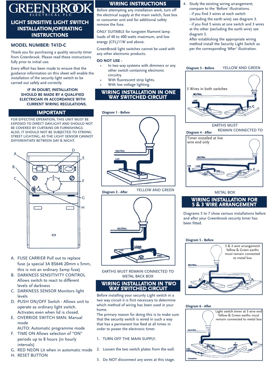 greenbrook-t41d-c-installation-operating-instructions-pdf-download