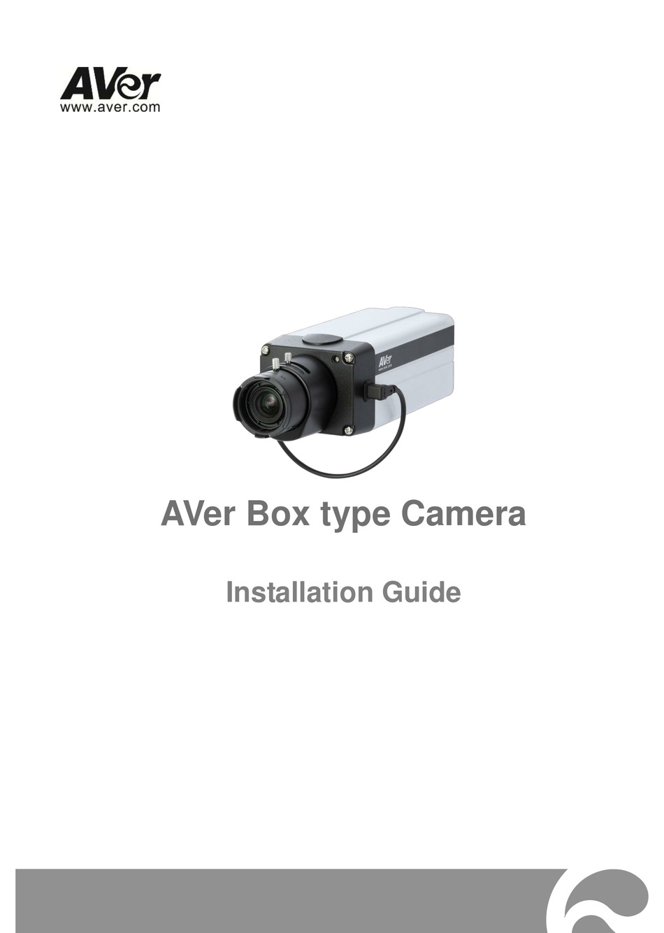 AVER BOX TYPE INSTALLATION MANUAL Pdf Download | ManualsLib