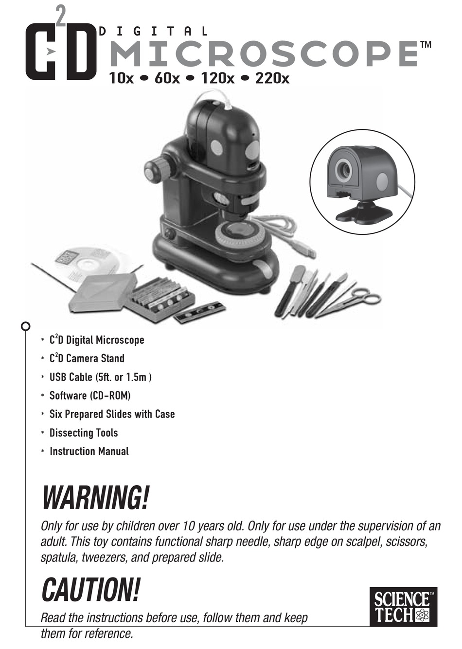SCIENCETECH C2D 10X USER MANUAL Pdf Download | ManualsLib