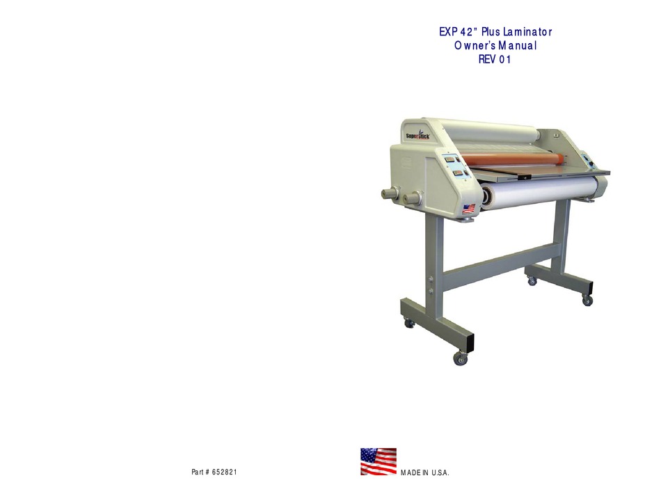 SUPERSTICK EXP 42” PLUS OWNER'S MANUAL Pdf Download | ManualsLib