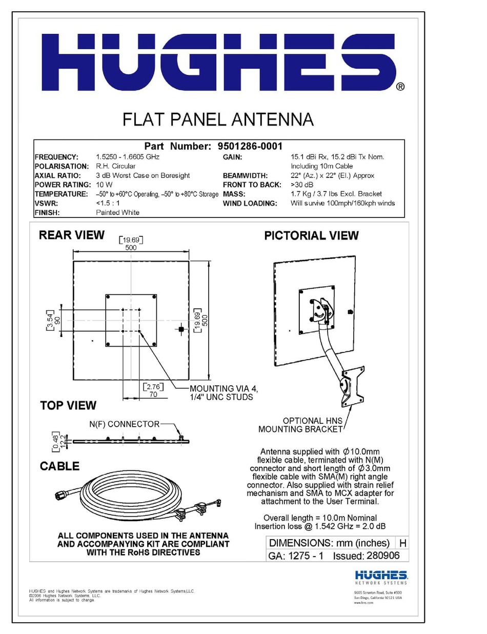 HUGHES BGAN REMOTE ANTENNA INSTALLATION MANUAL Pdf Download | ManualsLib HUGHES BGAN REMOTE ANTENNA INSTALLATION MANUAL Pdf Download | ManualsLib