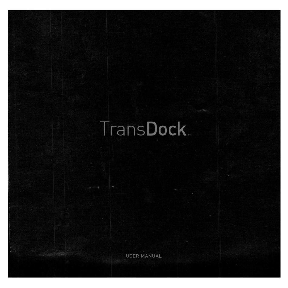 DLO TRANSDOCK USER MANUAL Pdf Download | ManualsLib