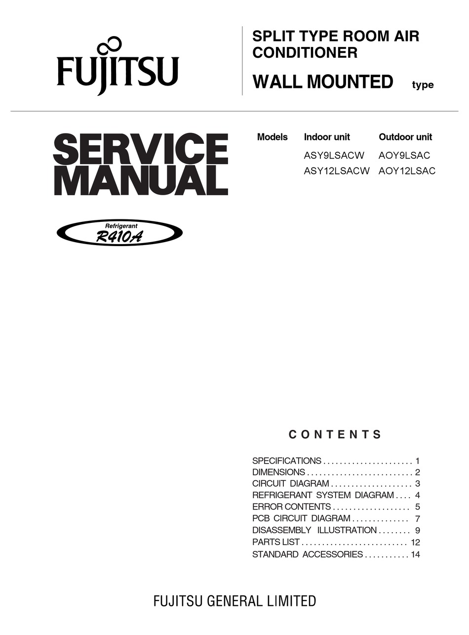 Fujitsu Wiring Diagram Wiring Diagram