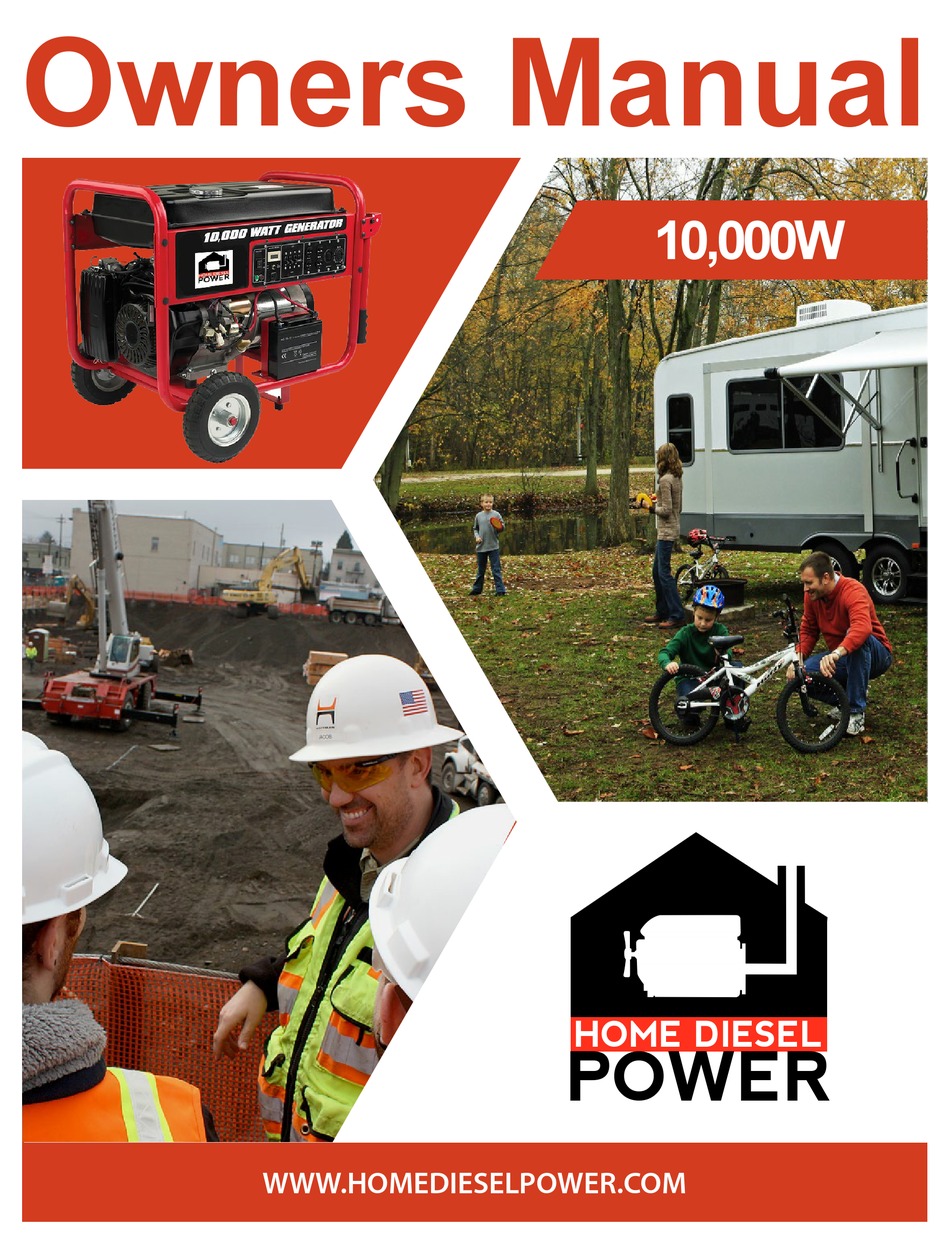 HOMEDIESELPOWER 10,000W OWNER'S MANUAL Pdf Download | ManualsLib
