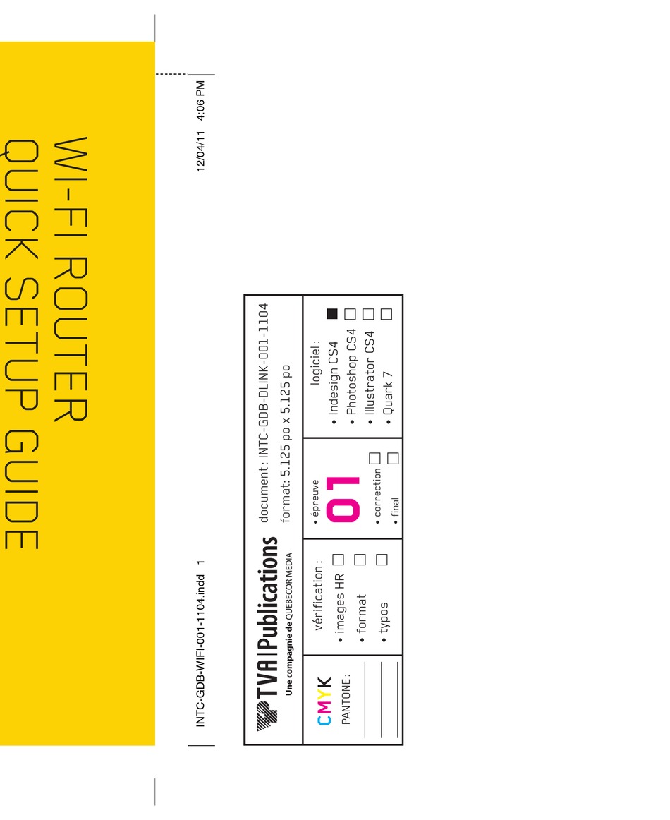 VIDEOTRON DIR825 QUICK SETUP MANUAL Pdf Download | ManualsLib