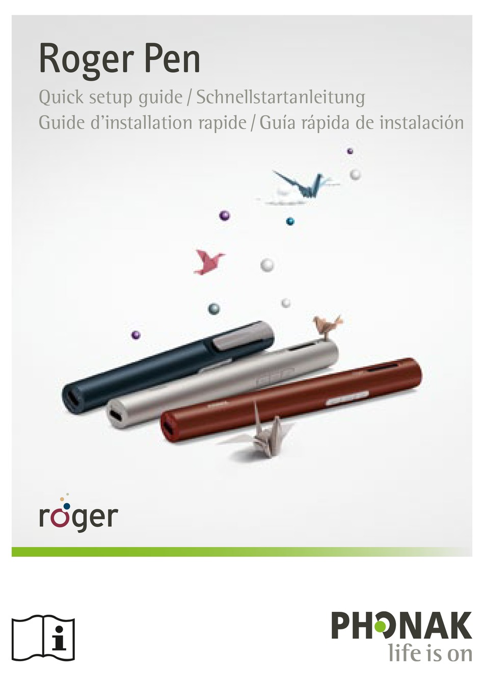 PHONAK ROGER PEN QUICK SETUP MANUAL Pdf Download | ManualsLib