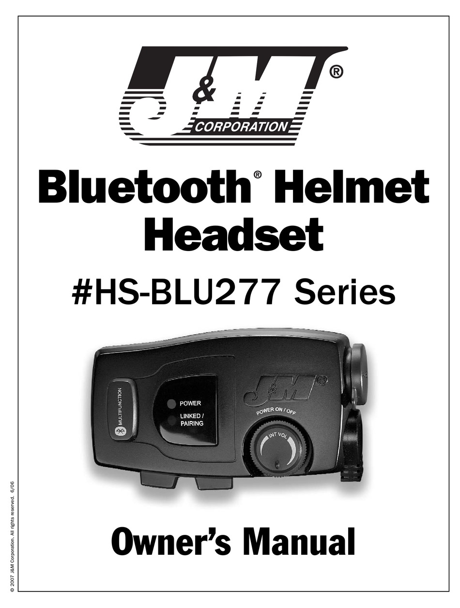J M HS BLU277 SERIES OWNER S MANUAL Pdf Download ManualsLib