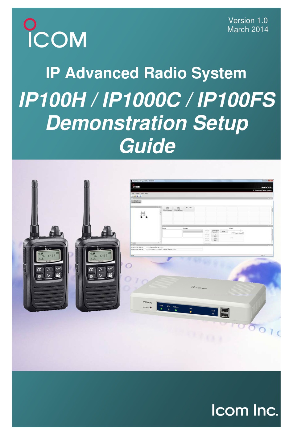 ICOM IP100H DEMONSTRATION SETUP MANUAL Pdf Download | ManualsLib