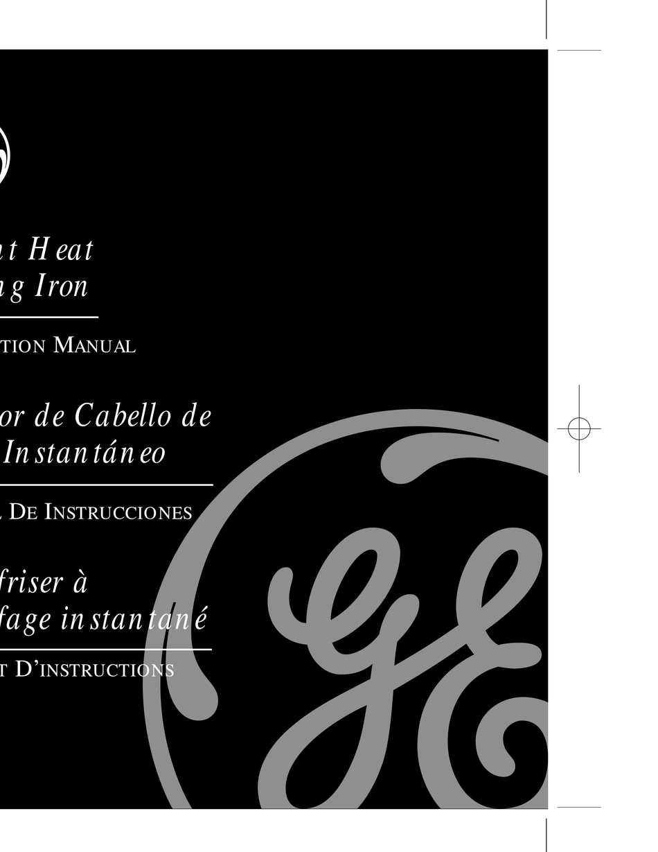 GE 106608 INSTRUCTION MANUAL Pdf Download | ManualsLib