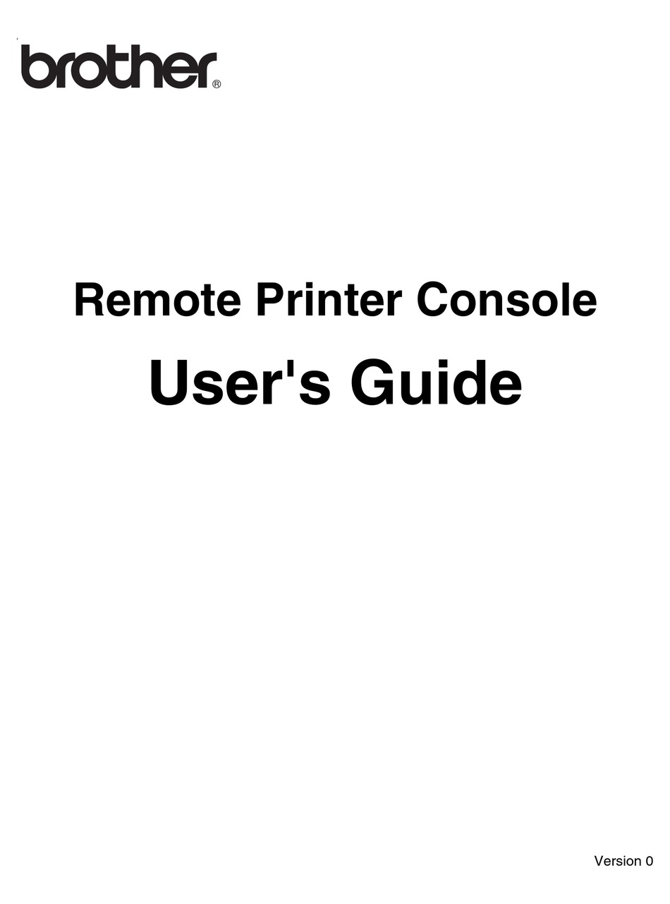 BROTHER 2 USER MANUAL Pdf Download | ManualsLib
