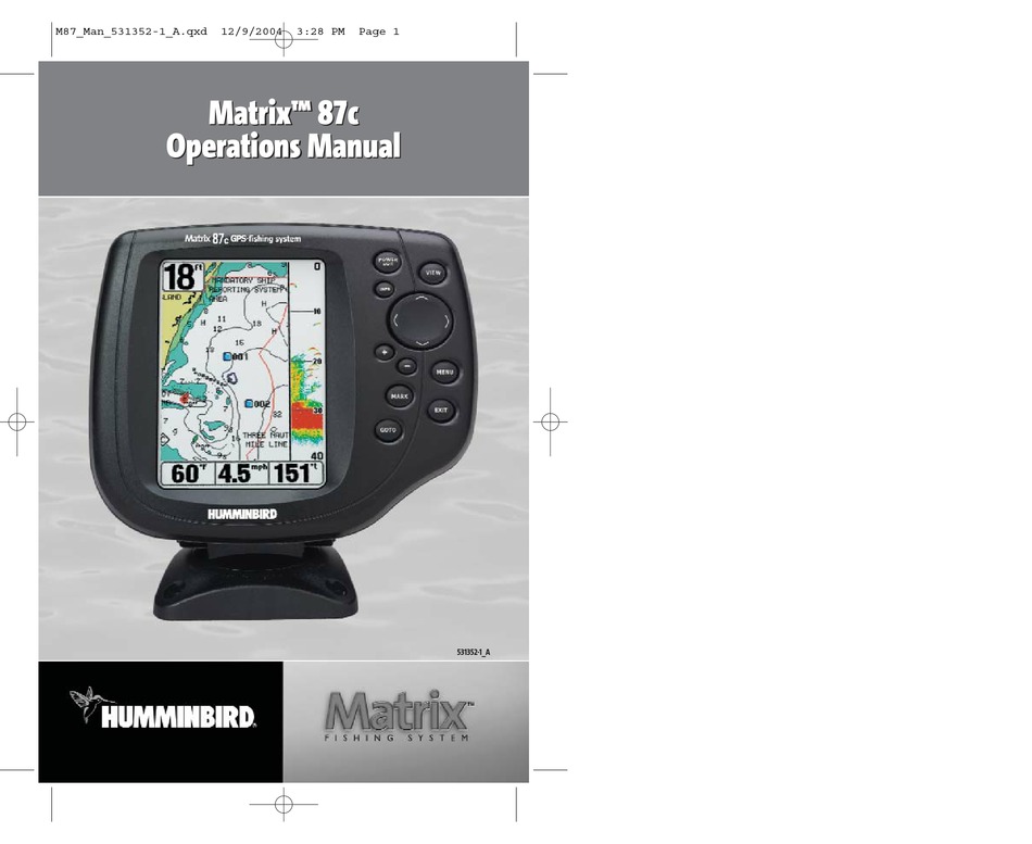 Humminbird 570 Sonar Manual