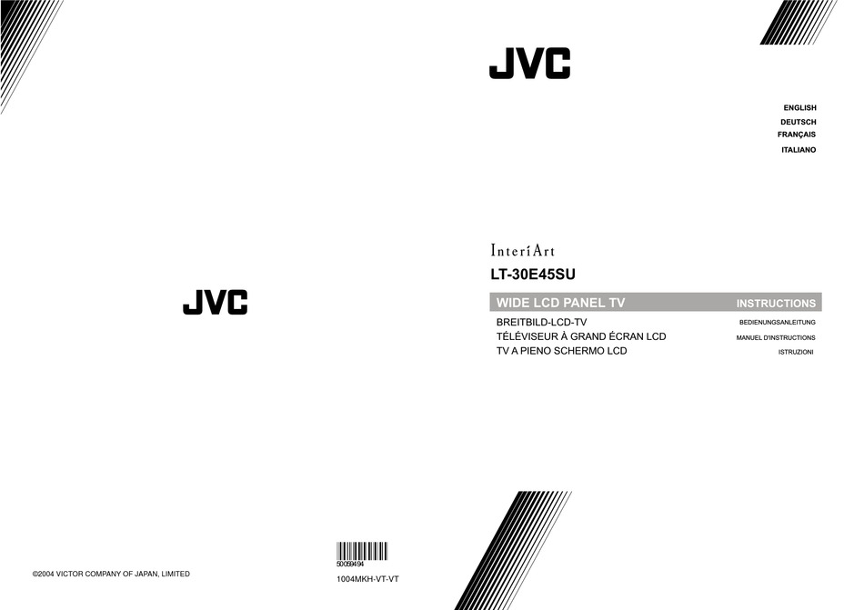 JVC WIDE LCD PANEL TV LT 30E45SU BEDIENUNGSANLEITUNG Pdf Download jvc-wide-lcd-panel-tv-lt-30e45su-bedienungsanleitung-pdf-download