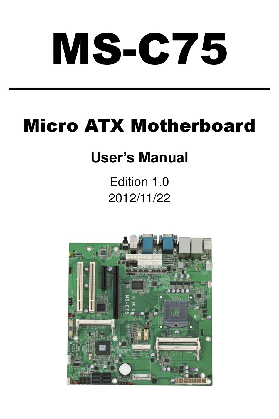 COMMELL MS-C75 USER MANUAL Pdf Download | ManualsLib