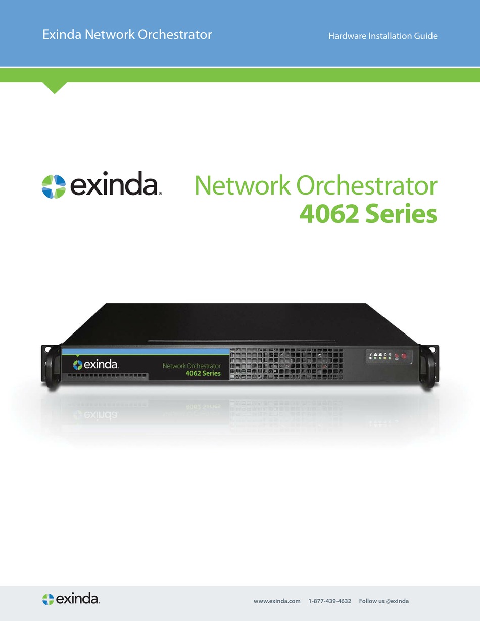 EXINDA 4062 SERIES HARDWARE INSTALLATION MANUAL Pdf Download | ManualsLib EXINDA 4062 SERIES HARDWARE INSTALLATION MANUAL Pdf Download | ManualsLib