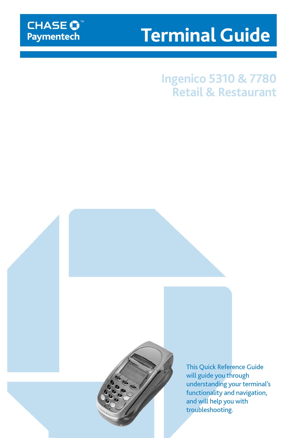CHASE INGENICO 5310 MANUAL Pdf Download ManualsLib