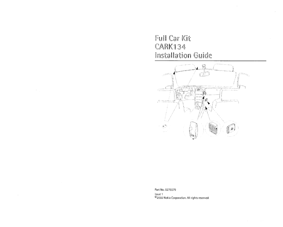 NOKIA CARK134 INSTALLATION MANUAL Pdf Download | ManualsLib