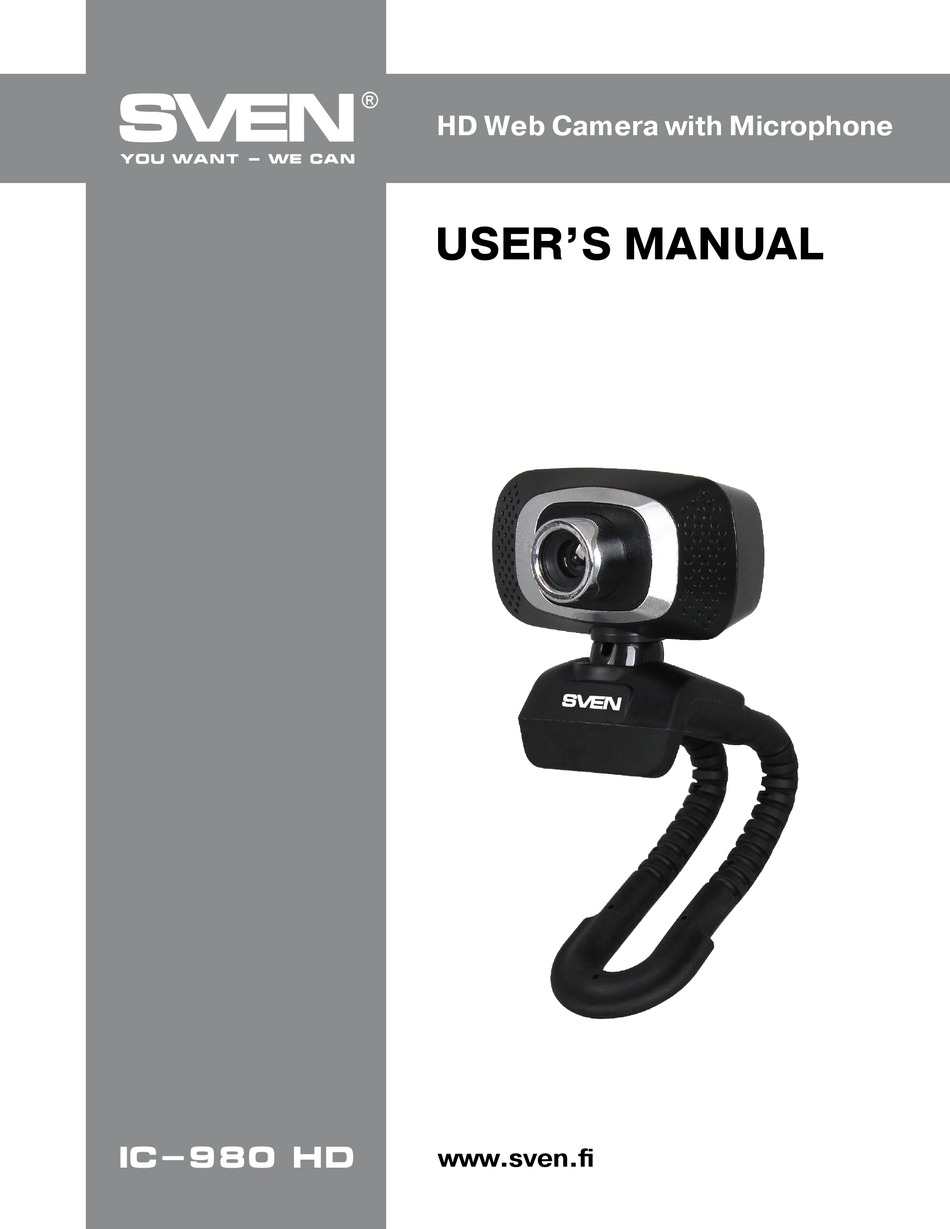 SVEN IC-980 HD USER MANUAL Pdf Download | ManualsLib