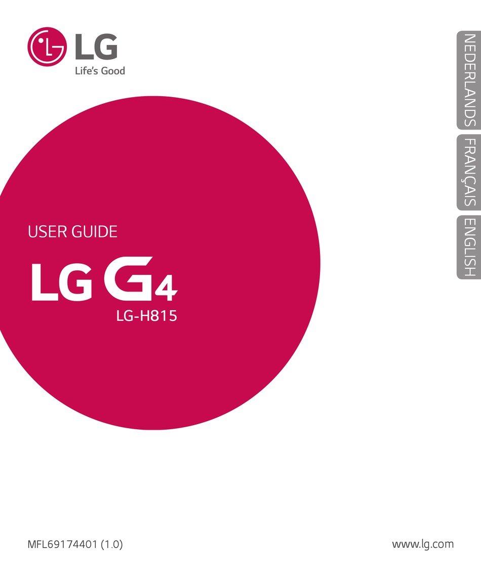 LG G4 H815 USER MANUAL Pdf Download | ManualsLib