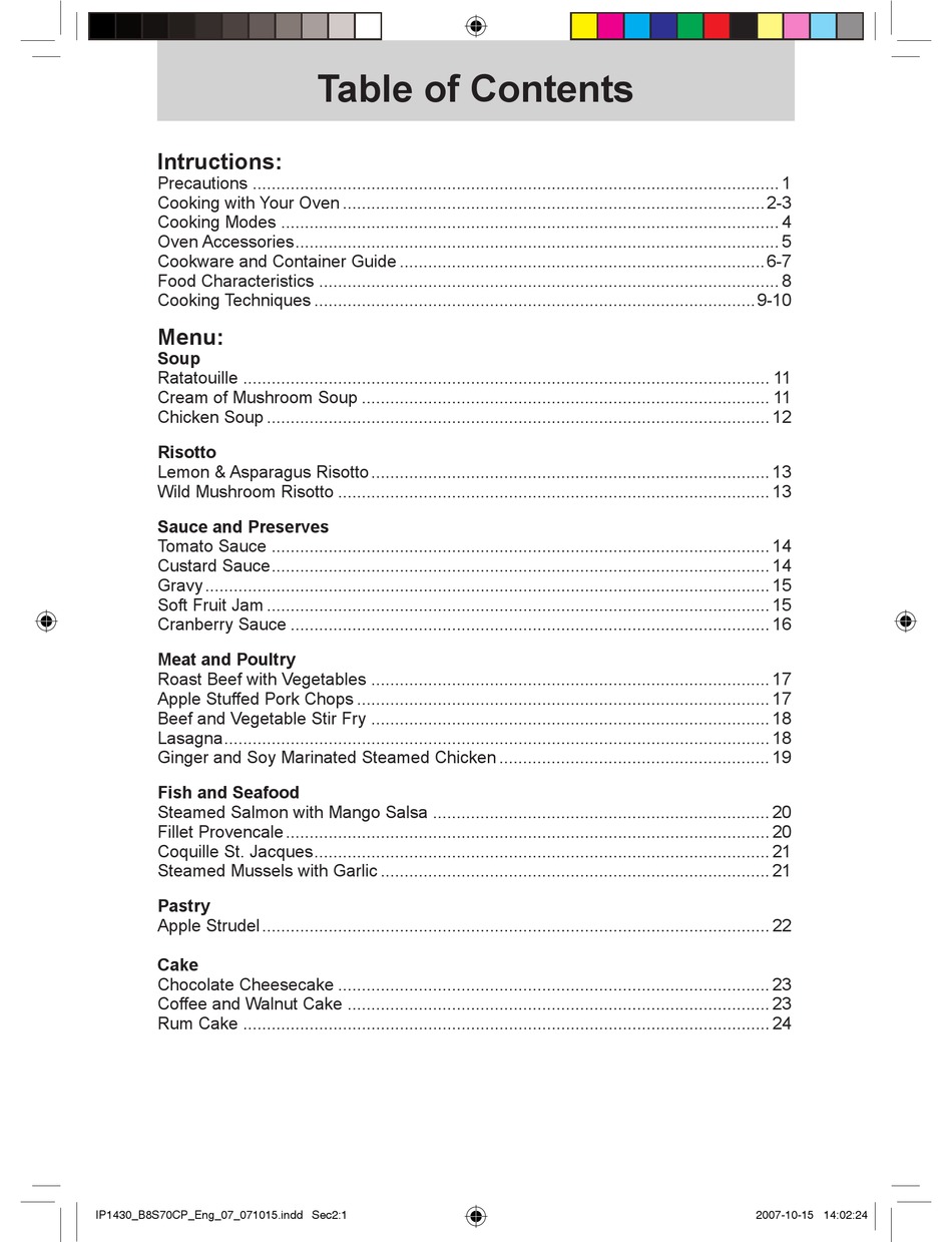 PANASONIC NNCS597S OPERATING INSTRUCTIONS MANUAL Pdf Download | ManualsLib