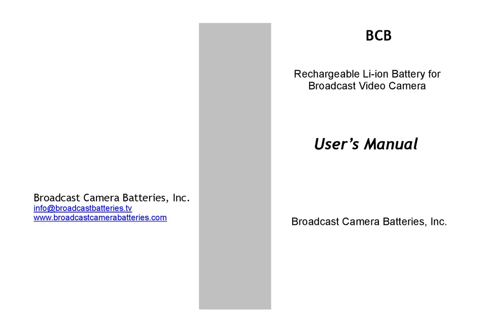 BCB BZ 70BL USER MANUAL Pdf Download ManualsLib