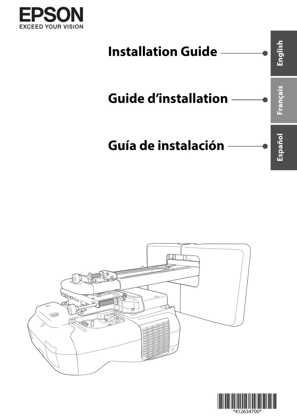 EPSON EB-585WI INSTALLATION MANUAL Pdf Download | ManualsLib