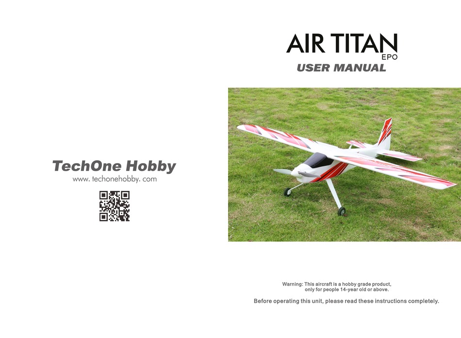 TECHONE HOBBY AIR TITAN EPO USER MANUAL Pdf Download | ManualsLib