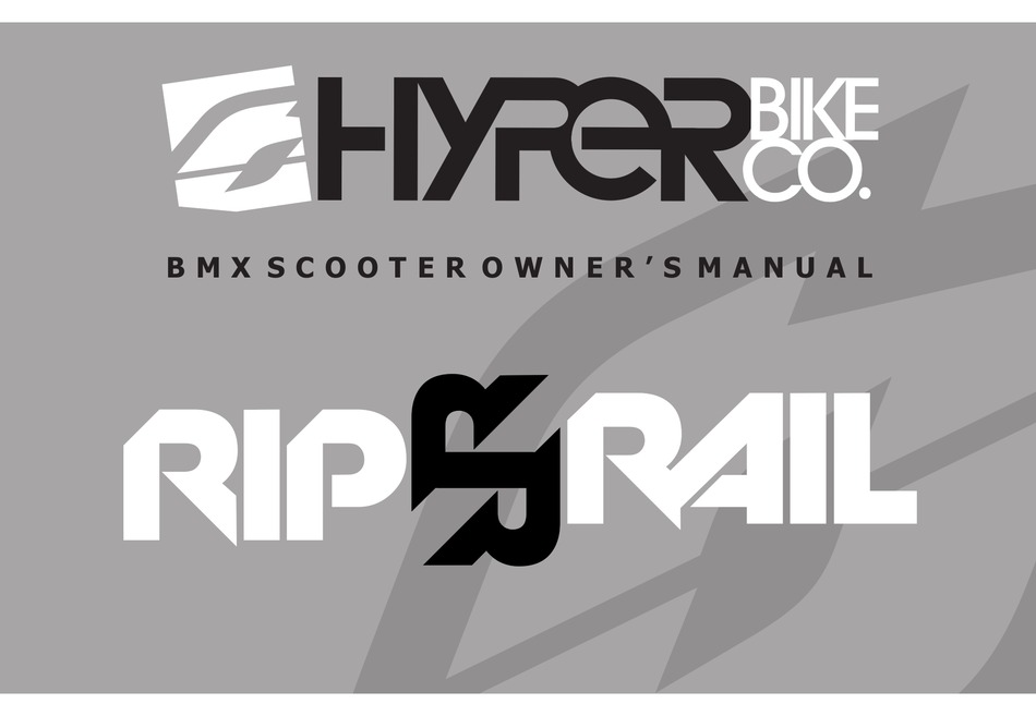 HYPER RIP RAIL OWNER'S MANUAL Pdf Download | ManualsLib