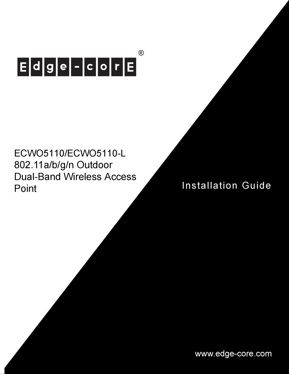 EDGE-CORE ECWO5110-L INSTALLATION MANUAL Pdf Download | ManualsLib