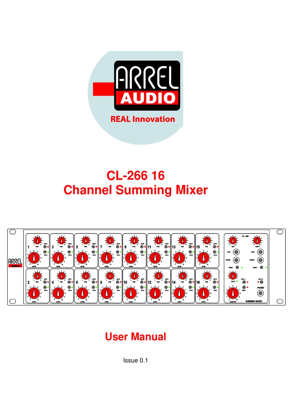 ARREL AUDIO CL-266 16 USER MANUAL Pdf Download | ManualsLib