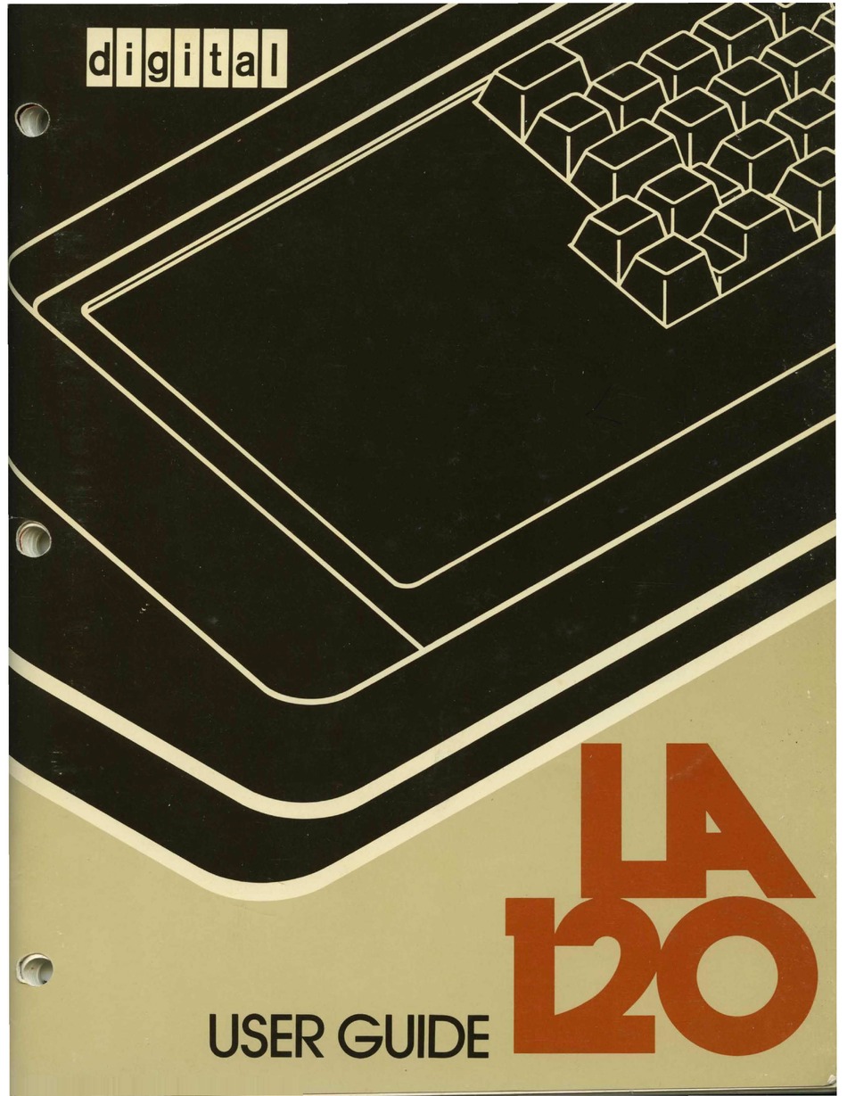DIGITAL EQUIPMENT LA 120 USER MANUAL Pdf Download | ManualsLib