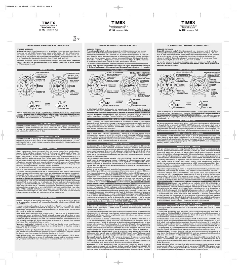 TIMEX W 162 MANUAL Pdf Download ManualsLib TIMEX W 162 MANUAL Pdf Download ManualsLib