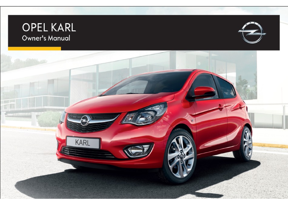 OPEL 2016 CARL OWNER'S MANUAL Pdf Download | ManualsLib