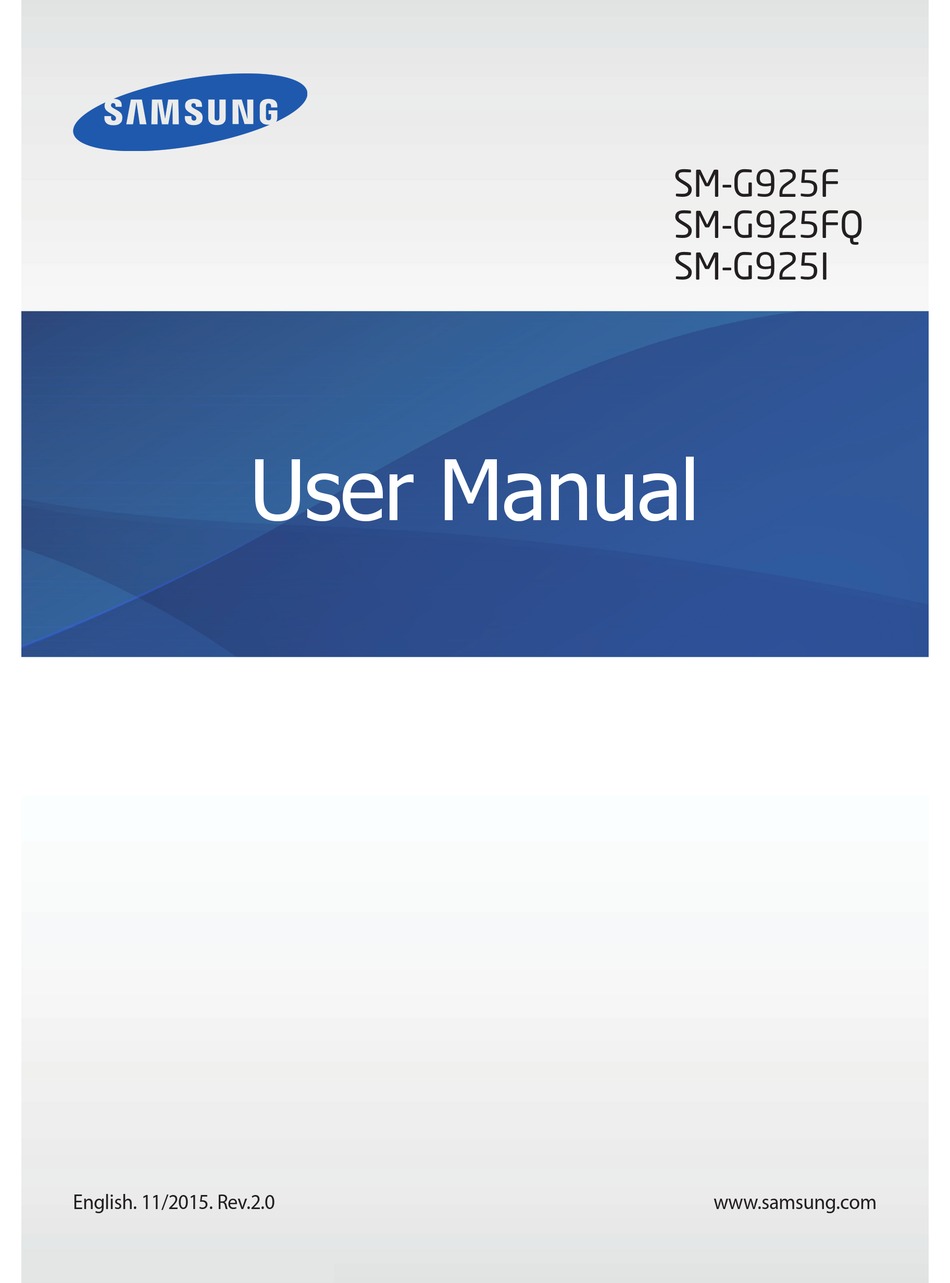 SAMSUNG SM-G925F USER MANUAL Pdf Download | ManualsLib