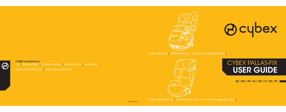 CYBEX PALLAS-FIX USER MANUAL Pdf Download | ManualsLib CYBEX PALLAS-FIX USER MANUAL Pdf Download | ManualsLib