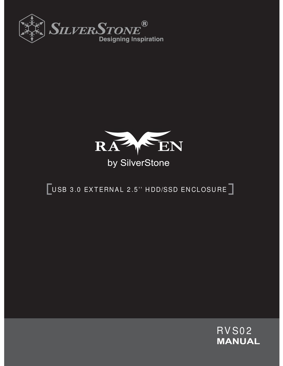 SILVERSTONE RAVEN RVS02 MANUAL Pdf Download | ManualsLib