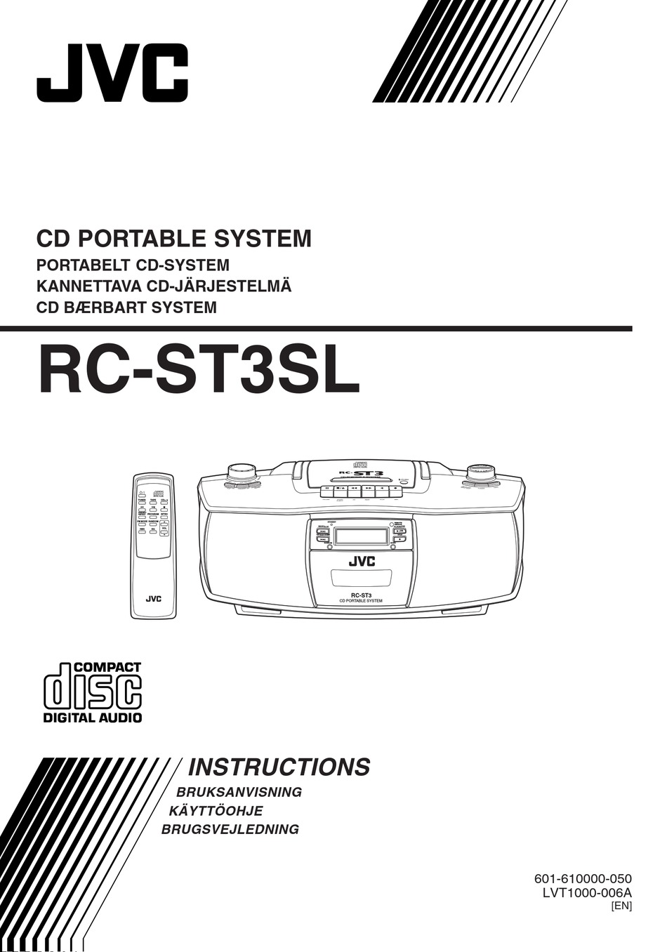 JVC RC-ST3SL INSTRUCTIONS MANUAL Pdf Download | ManualsLib