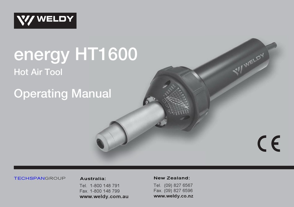 WELDY ENERGY HT1600 OPERATING MANUAL Pdf Download | ManualsLib