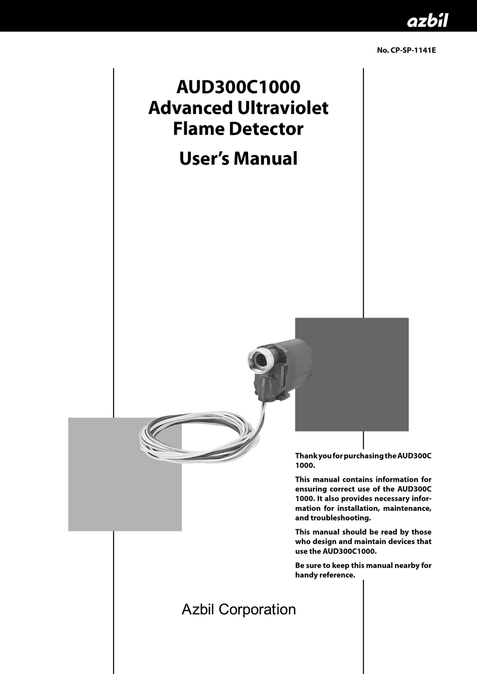 AZBIL AUD300C1000 USER MANAUL Pdf Download | ManualsLib