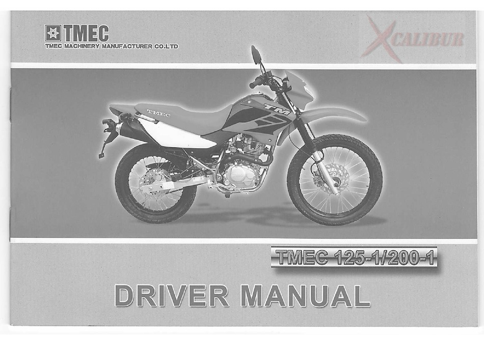 TMEC 125-1 DRIVER MANUAL Pdf Download | ManualsLib