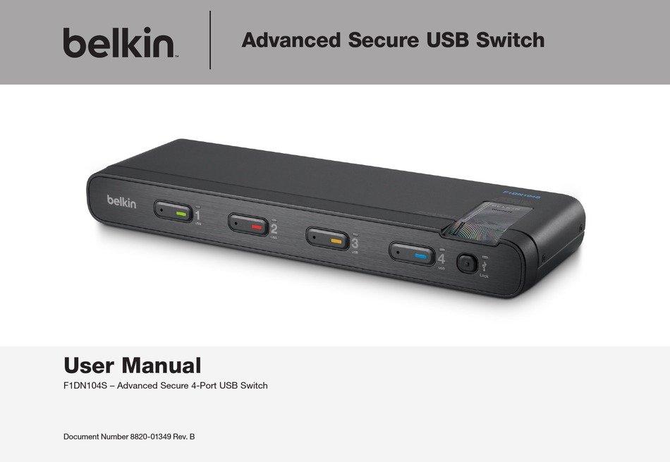 BELKIN F1DN104S USER MANUAL Pdf Download | ManualsLib