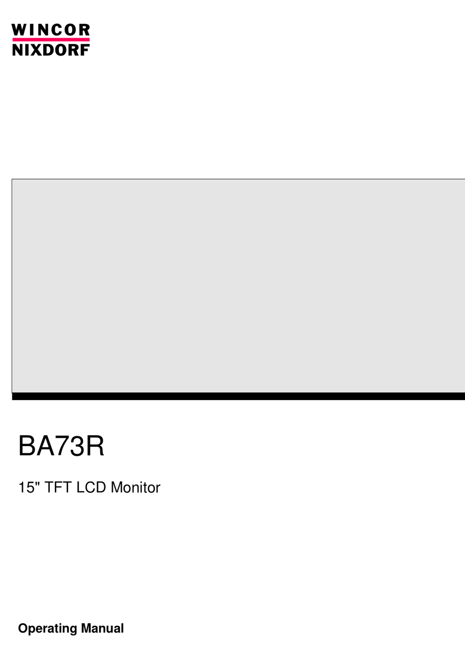 WINCOR NIXDORF BA73R OPERATING MANUAL Pdf Download ManualsLib WINCOR NIXDORF BA73R OPERATING MANUAL Pdf Download ManualsLib