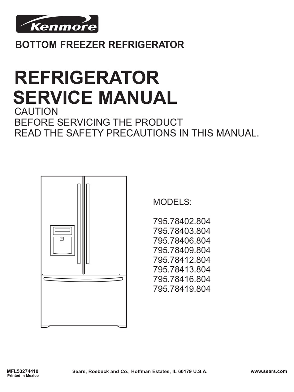 Kenmore Refrigerator Parts Diagram Breakdown Wiring Diagram