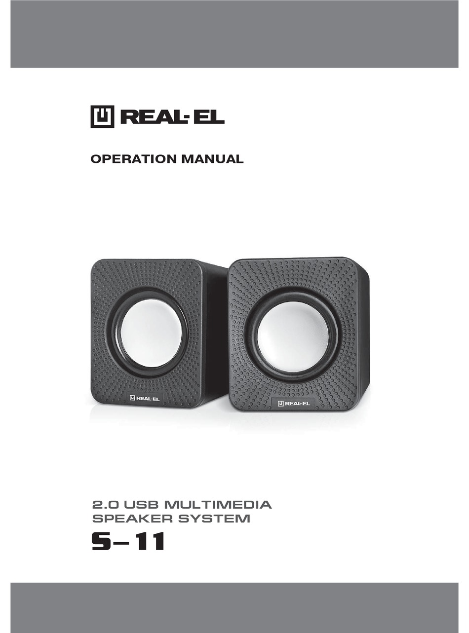 REAL-EL S-11 OPERATION MANUAL Pdf Download | ManualsLib