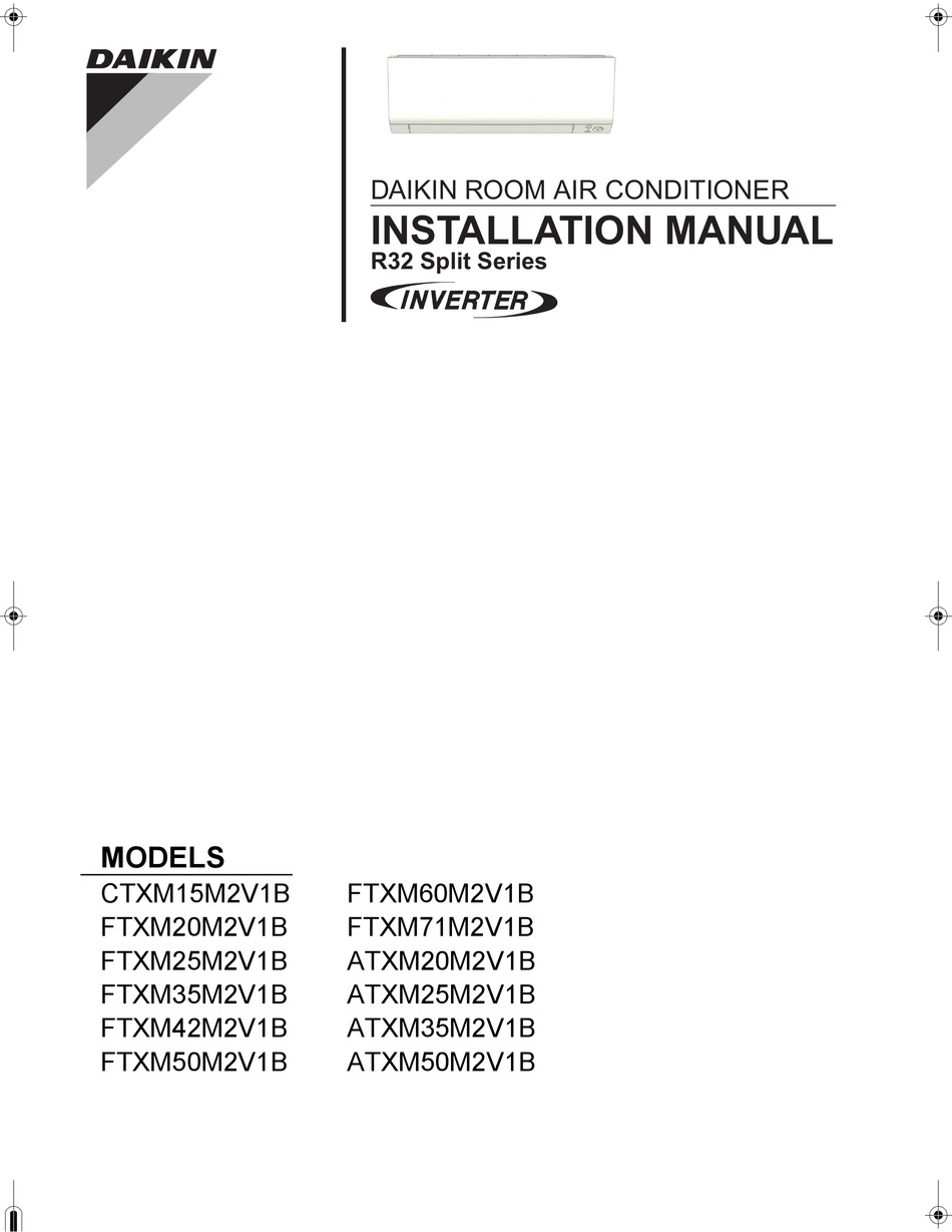 DAIKIN CTXM15M2V1B INSTALLATION MANUAL Pdf Download ManualsLib daikin-ctxm15m2v1b-installation-manual-pdf-download-manualslib
