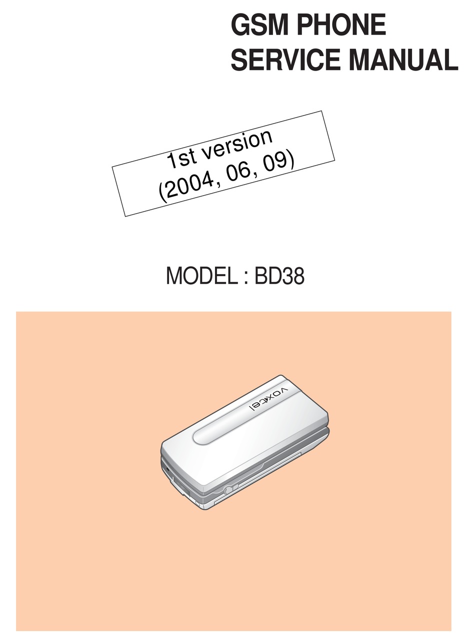 VOXTEL BD38 SERVICE MANUAL Pdf Download | ManualsLib