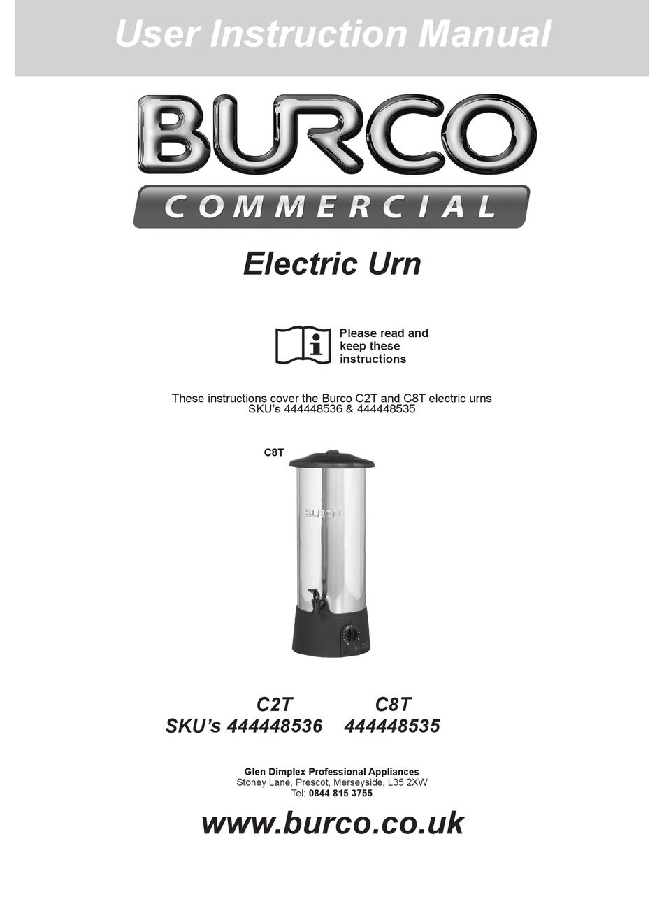 BURCO C2T USER INSTRUCTION MANUAL Pdf Download | ManualsLib