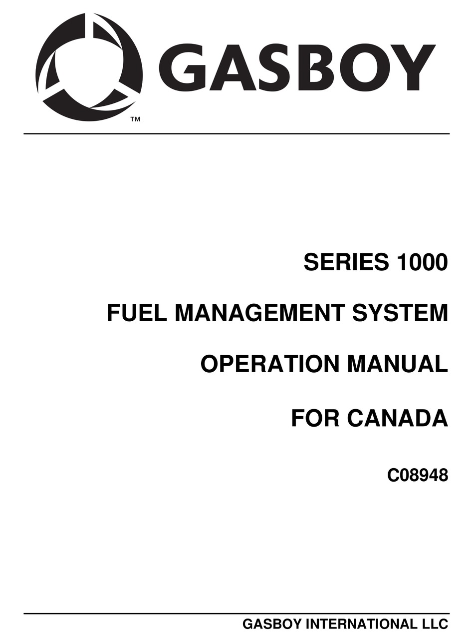 GASBOY SERIES 1000 OPERATION MANUAL Pdf Download ManualsLib gasboy-series-1000-operation-manual-pdf-download-manualslib