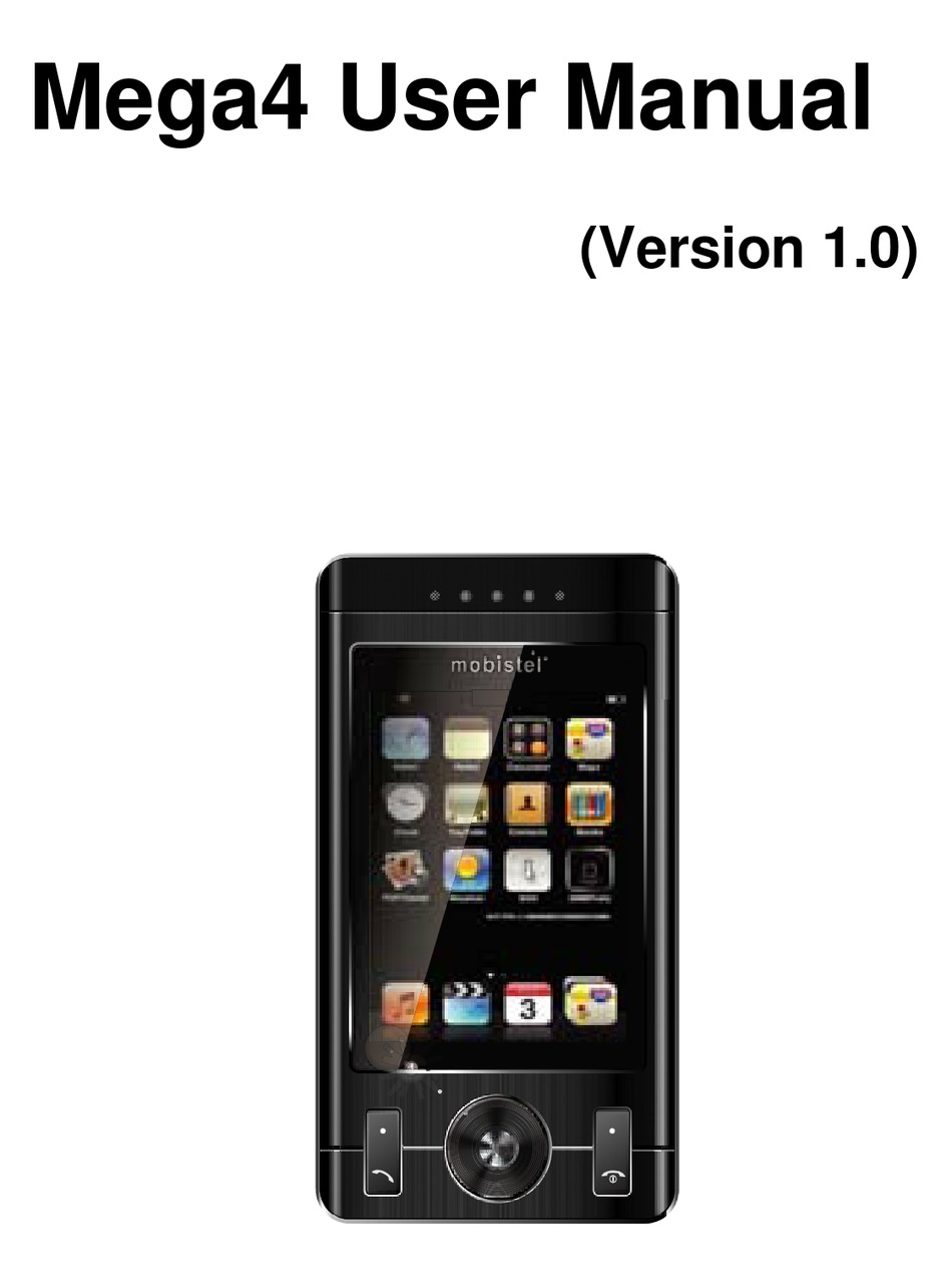 MOBISTEL MEGA4 USER MANUAL Pdf Download | ManualsLib