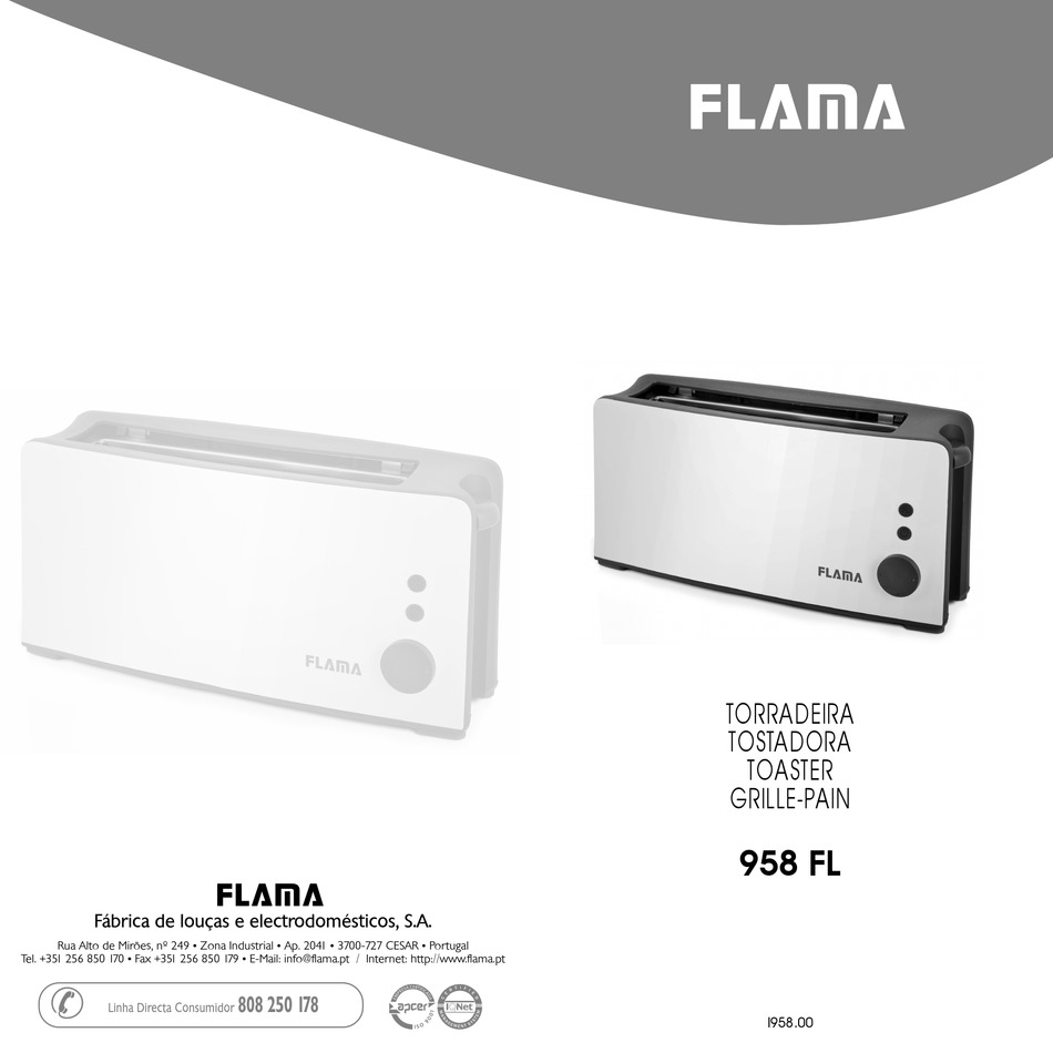 FLAMA 958 FL USER MANUAL Pdf Download ManualsLib